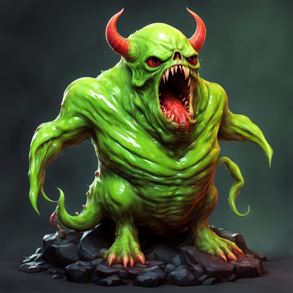 A slime demon - A slime demon