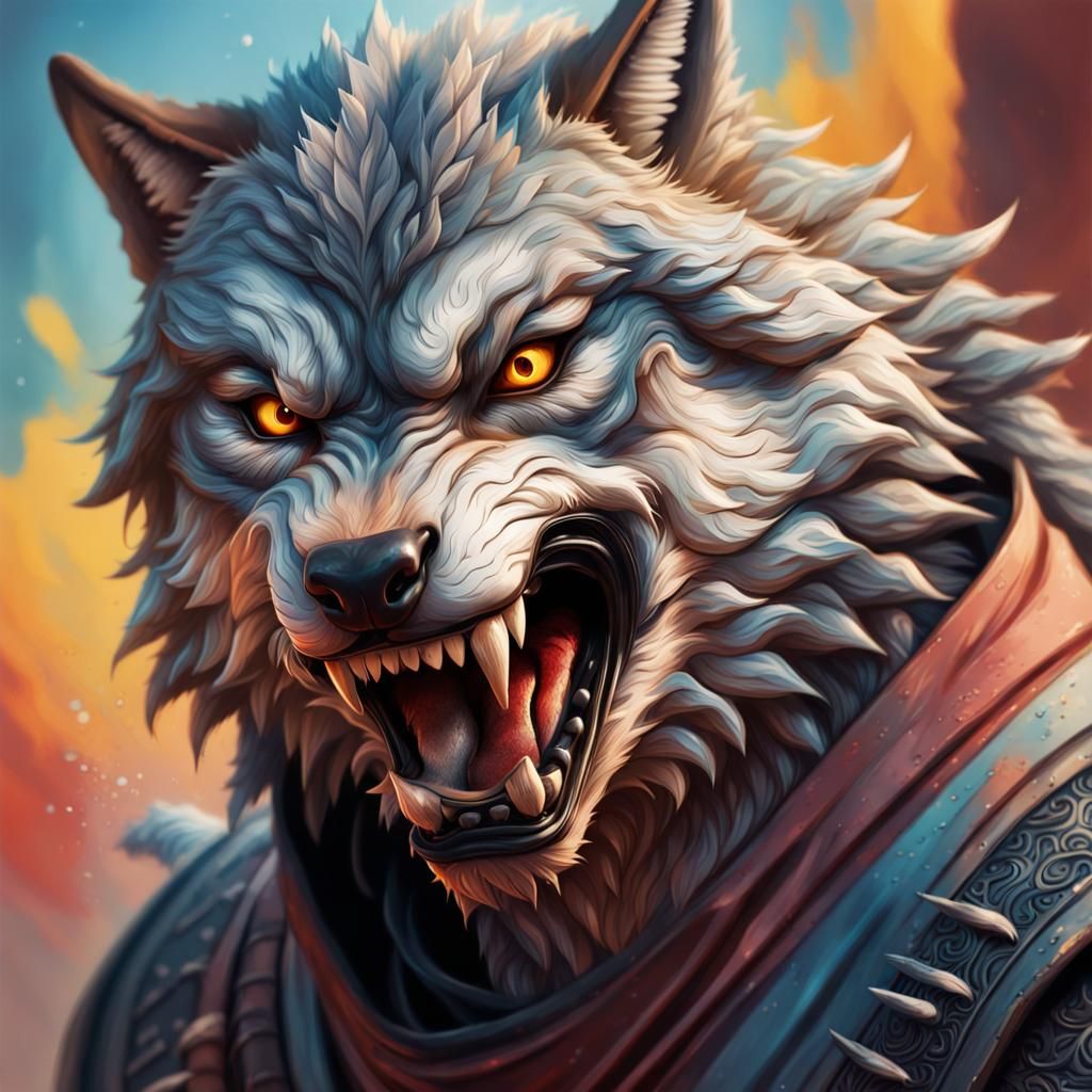 a wolf ninja - AI Generated Artwork - NightCafe Creator