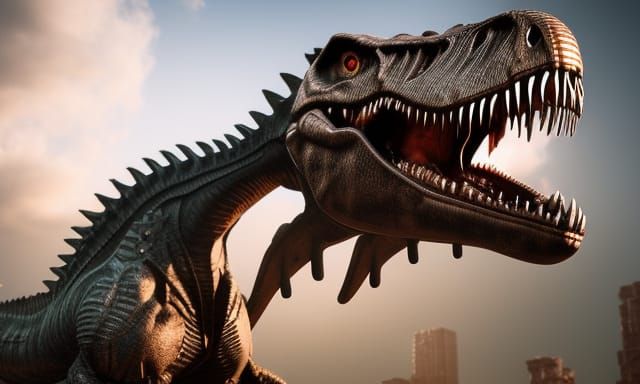 T-Rex / Horse thingy - AI Generated Artwork - NightCafe Creator