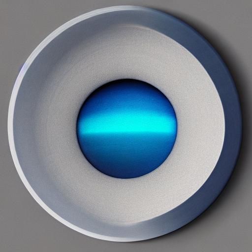 Blue Circle 13 - AI Generated Artwork - NightCafe Creator