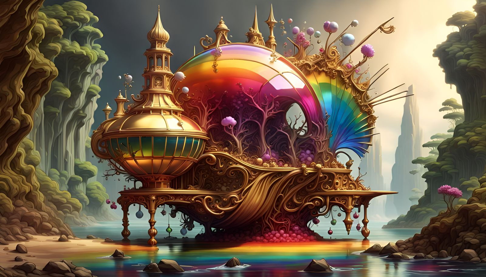 Fantastical Realm - AI Generated Artwork - NightCafe Creator