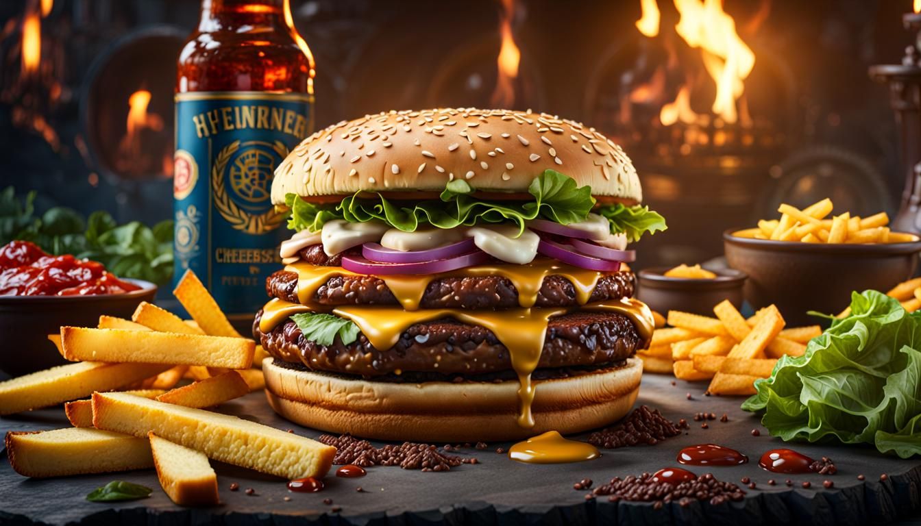 Burger - AI Generated Artwork - NightCafe Creator