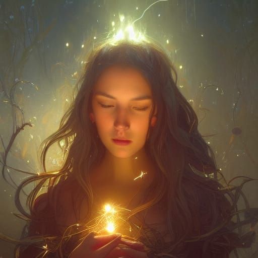 THE SEEDS WE PLANTED...are LiT :) ARTiST: Susan Lynne Schwenger - AI ...