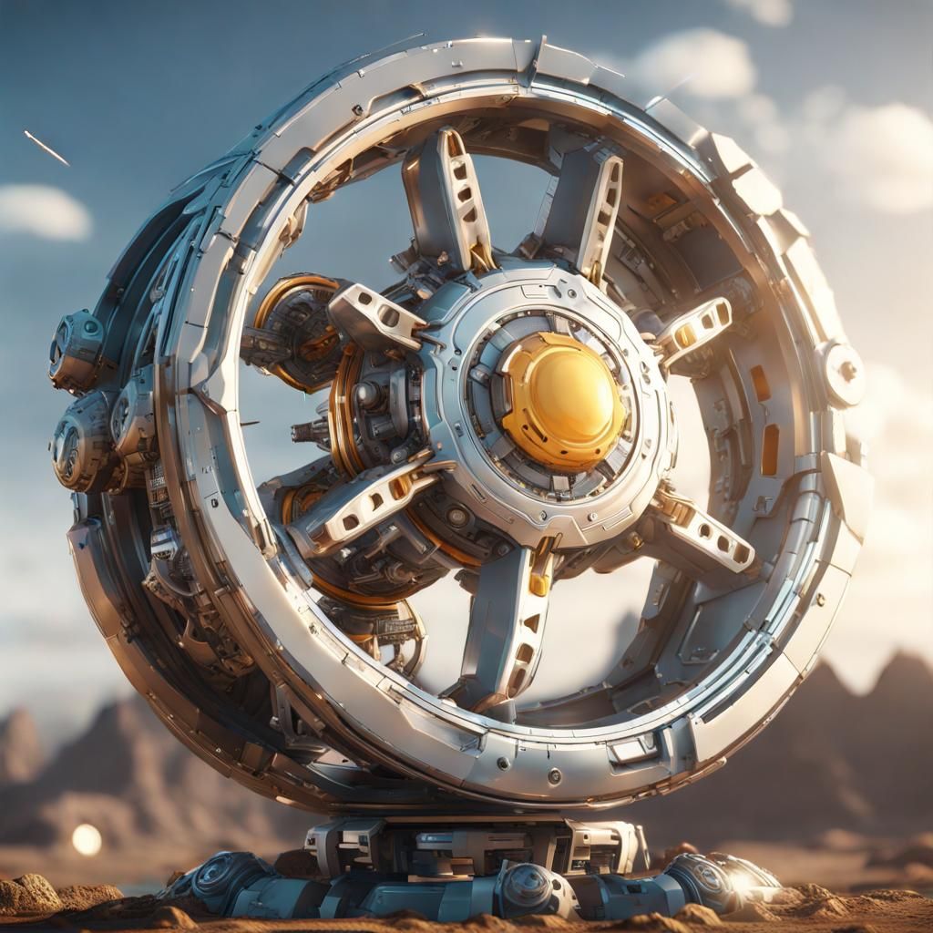 Cheese Wheel in the Sky keeps churning. v0.4 - AI Generated Artwork ...