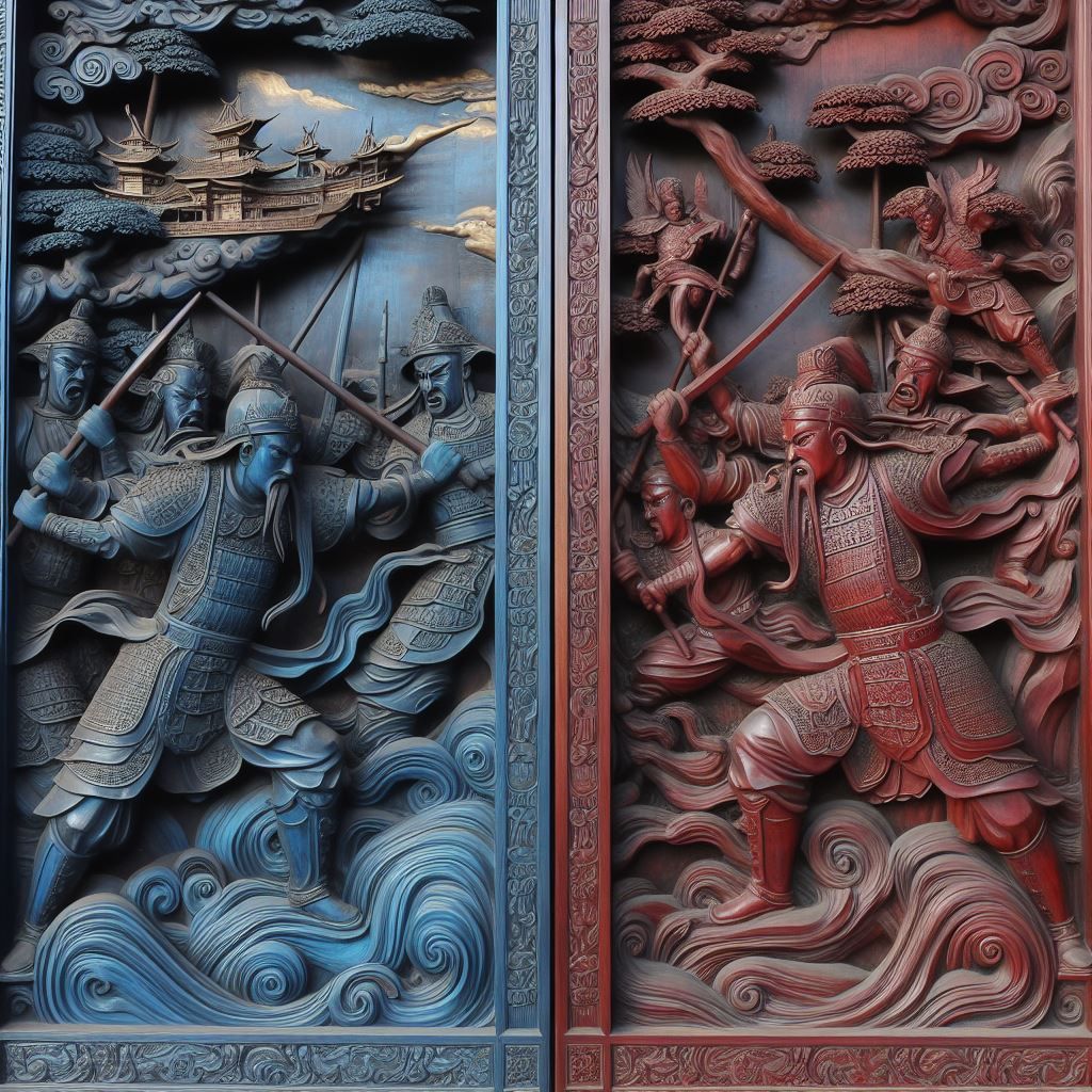 Warring Factions - AI Generated Artwork - NightCafe Creator