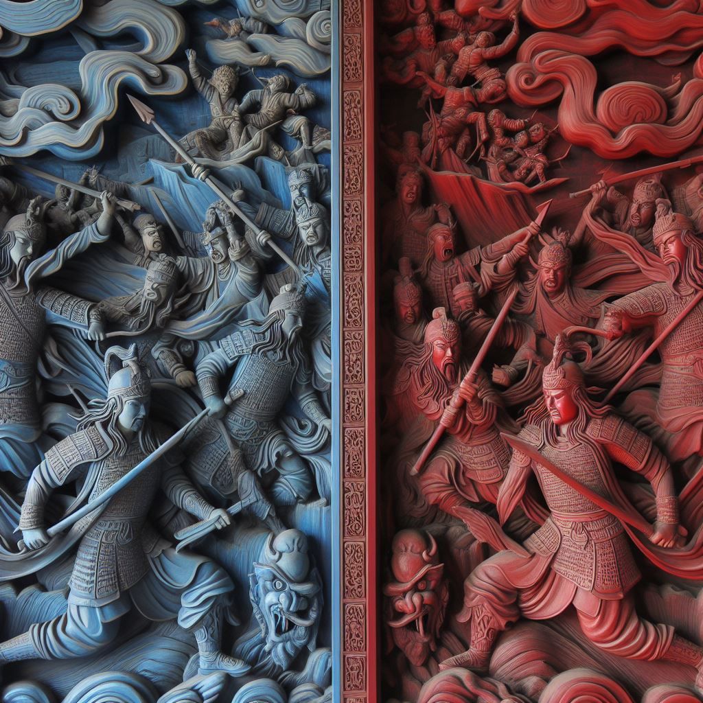 Warring Factions - AI Generated Artwork - NightCafe Creator