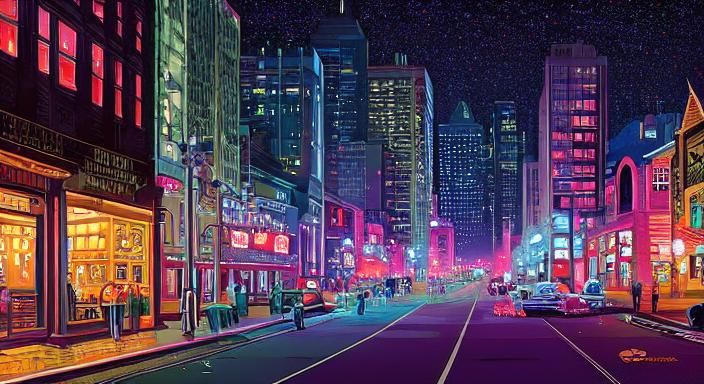 neon pastels - AI Generated Artwork - NightCafe Creator