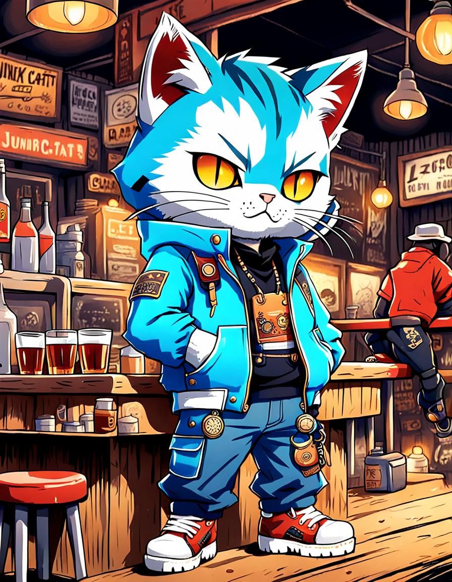 "CoolCat Couture" - AI Generated Artwork - NightCafe Creator