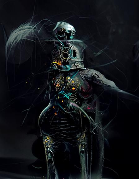 Horror robot - AI Generated Artwork - NightCafe Creator