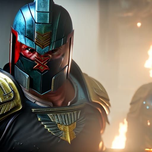 Judge Dredd - AI Generated Artwork - NightCafe Creator