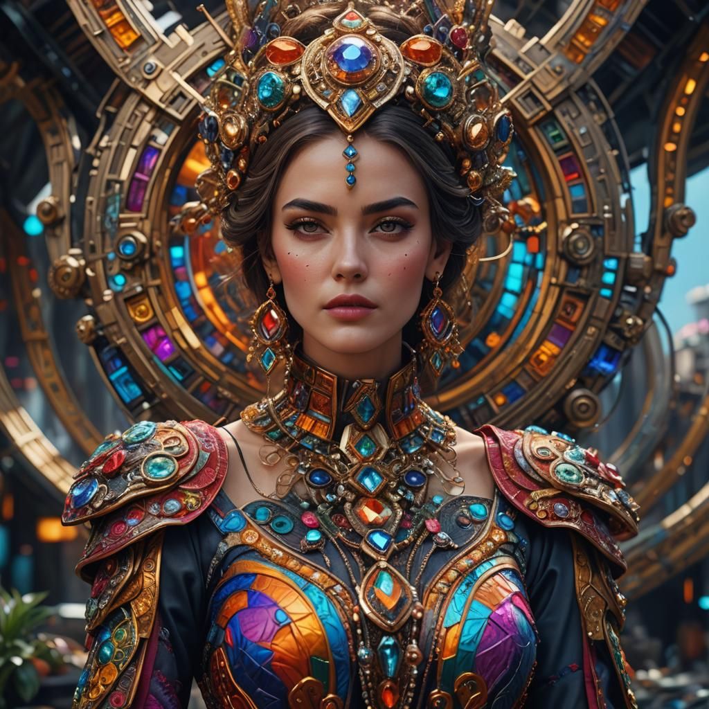 Queen of jewels - AI Generated Artwork - NightCafe Creator