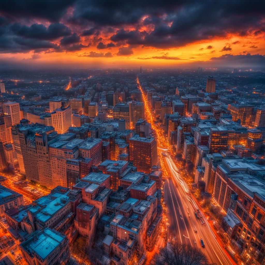 UHD photo using the most vibrant, depressing colors, show me the world ...