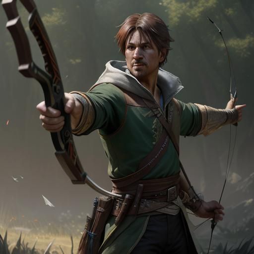 Robin Hood Archery - AI Generated Artwork - NightCafe Creator