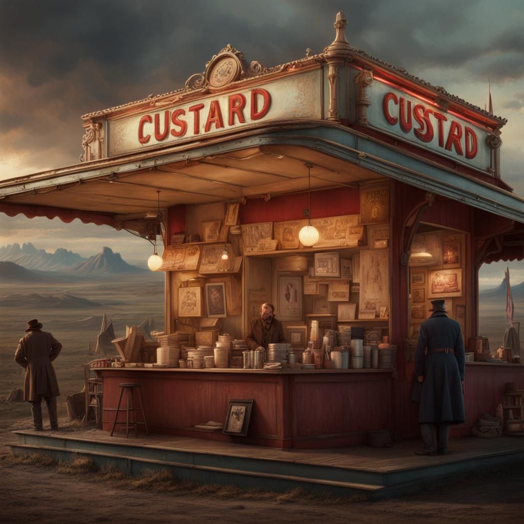 Custers last custard stand - AI Generated Artwork - NightCafe Creator