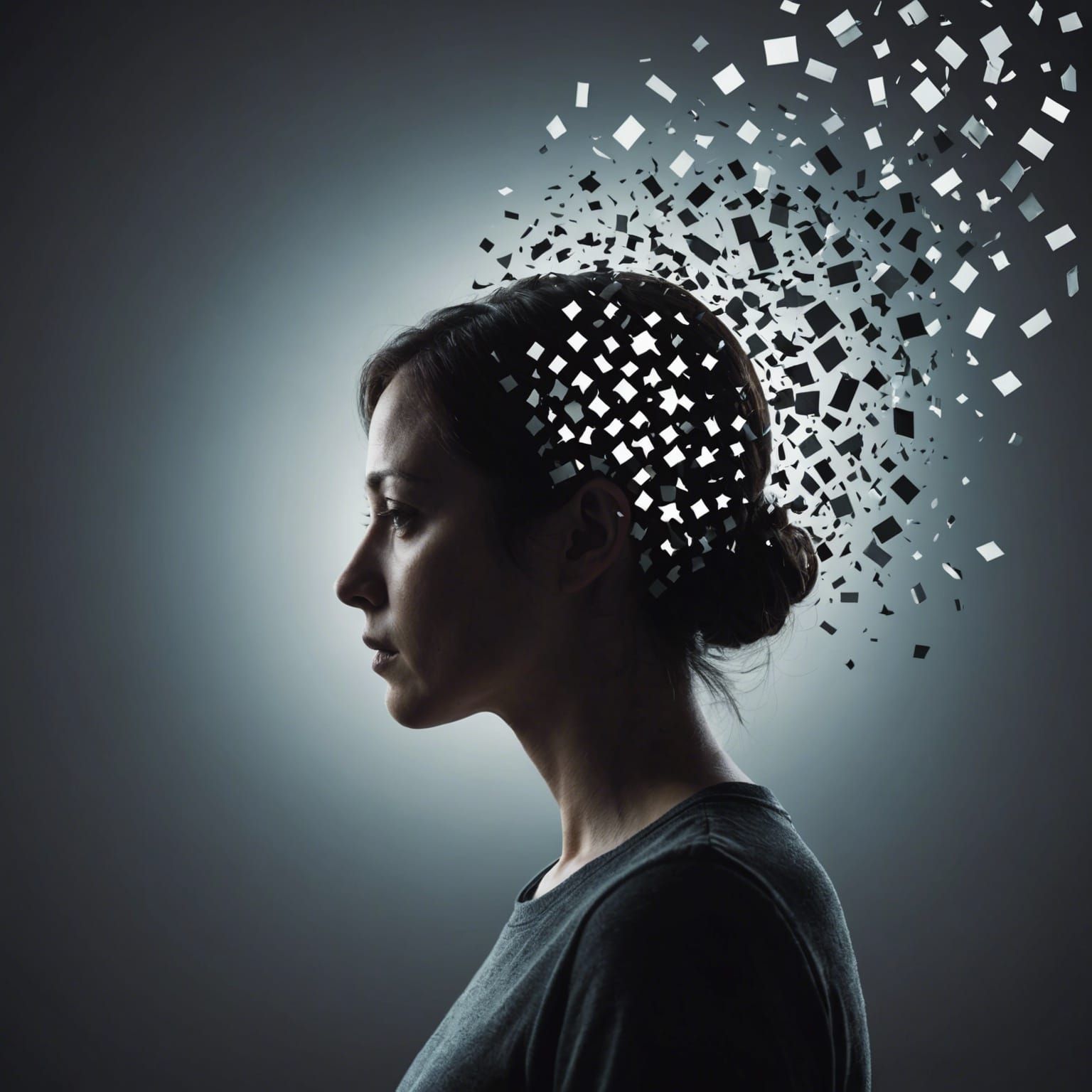 Memory loss: fading memories (forgetting) - AI Generated Artwork ...