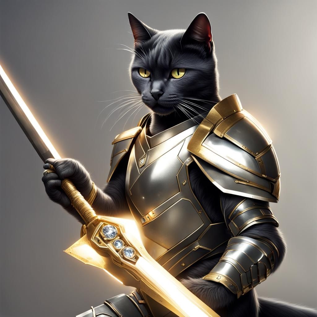 Warrior Cat - AI Generated Artwork - NightCafe Creator