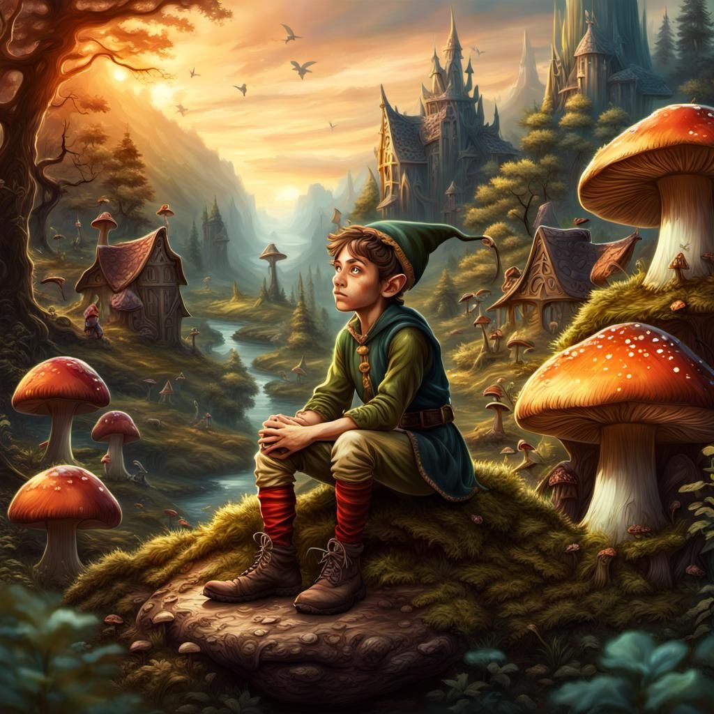 A little elf boy - AI Generated Artwork - NightCafe Creator