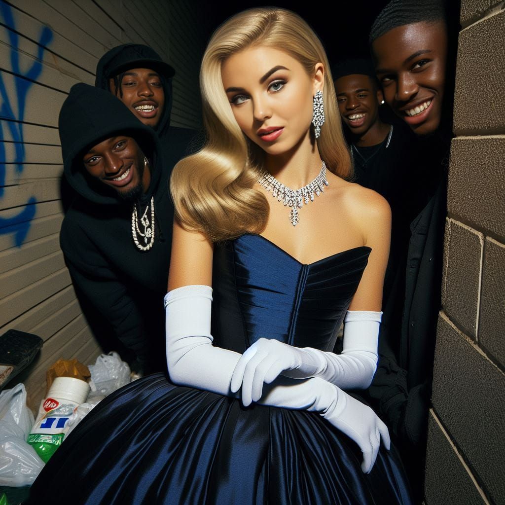 The princess and the migrants - AI Generated Artwork - NightCafe Creator