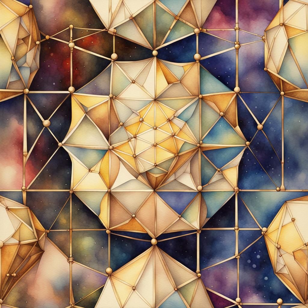 Geodesic pattern - AI Generated Artwork - NightCafe Creator