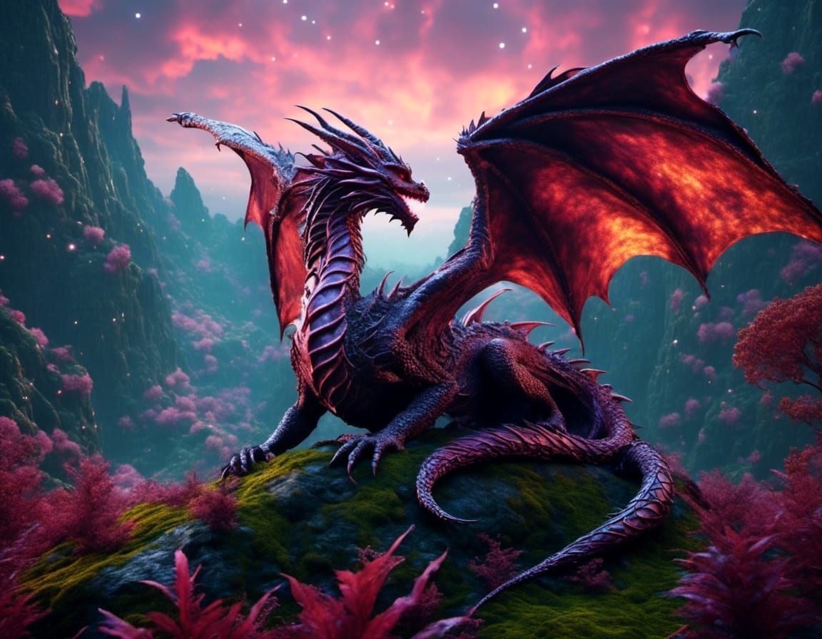 Two tails dragon lol - AI Generated Artwork - NightCafe Creator