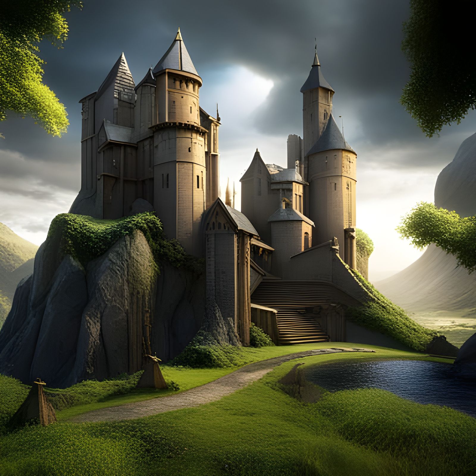 Castle of Wizards - AI Generated Artwork - NightCafe Creator