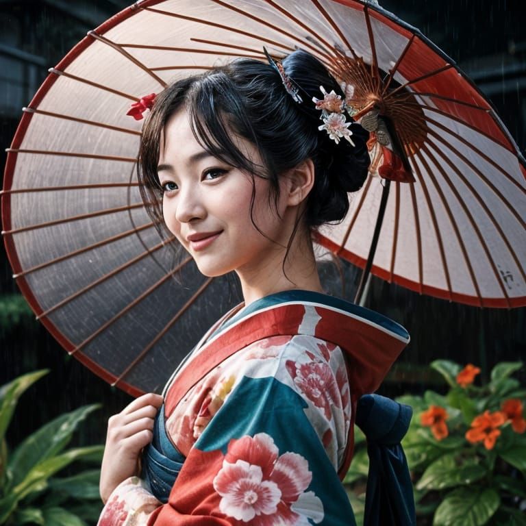 "Lovely Geisha!" - AI Generated Artwork - NightCafe Creator