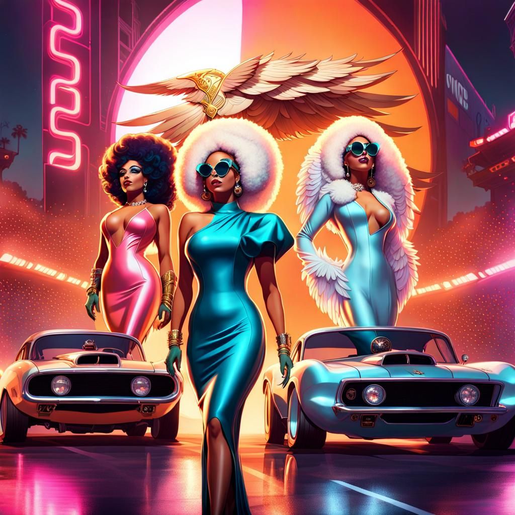 Drag Racing … Queens 2 of 4 - AI Generated Artwork - NightCafe Creator