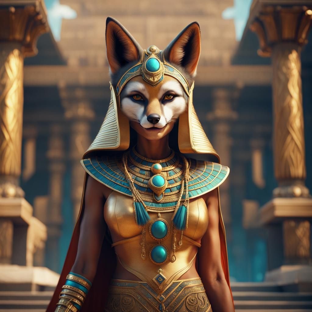 Foxxy Cleopatra! - AI Generated Artwork - NightCafe Creator