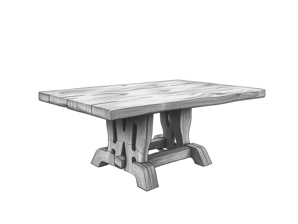 Realistic Pencil Drawing of a Highly Detailed Tabl... - AI Art