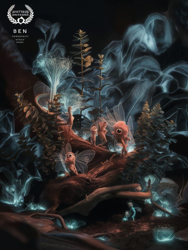 Ethereal Creatures In The Deep Forest..... - AI Generated Artwork ...