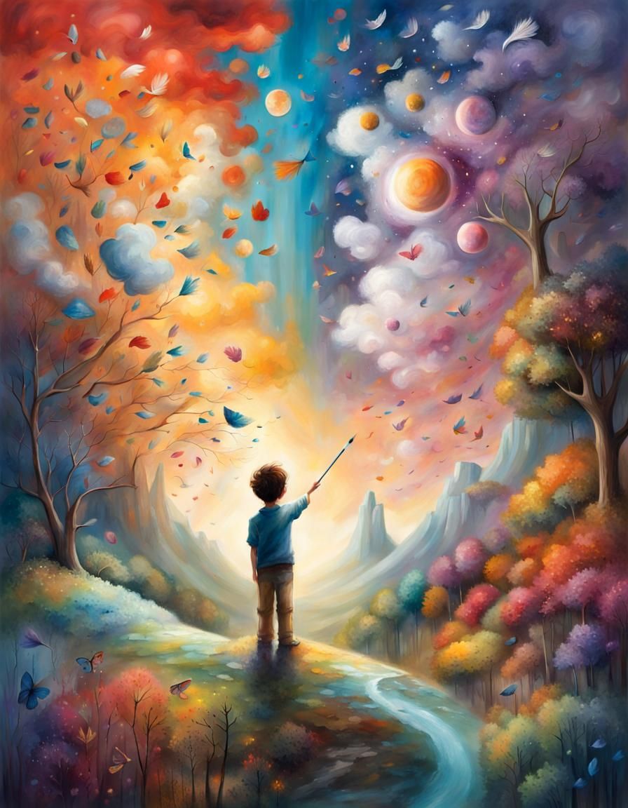 Children color their world the way they want, beautifully and ...