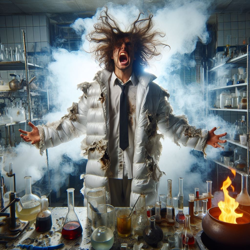 A crazy scientist in search for "the cure of all diseases" - AI ...