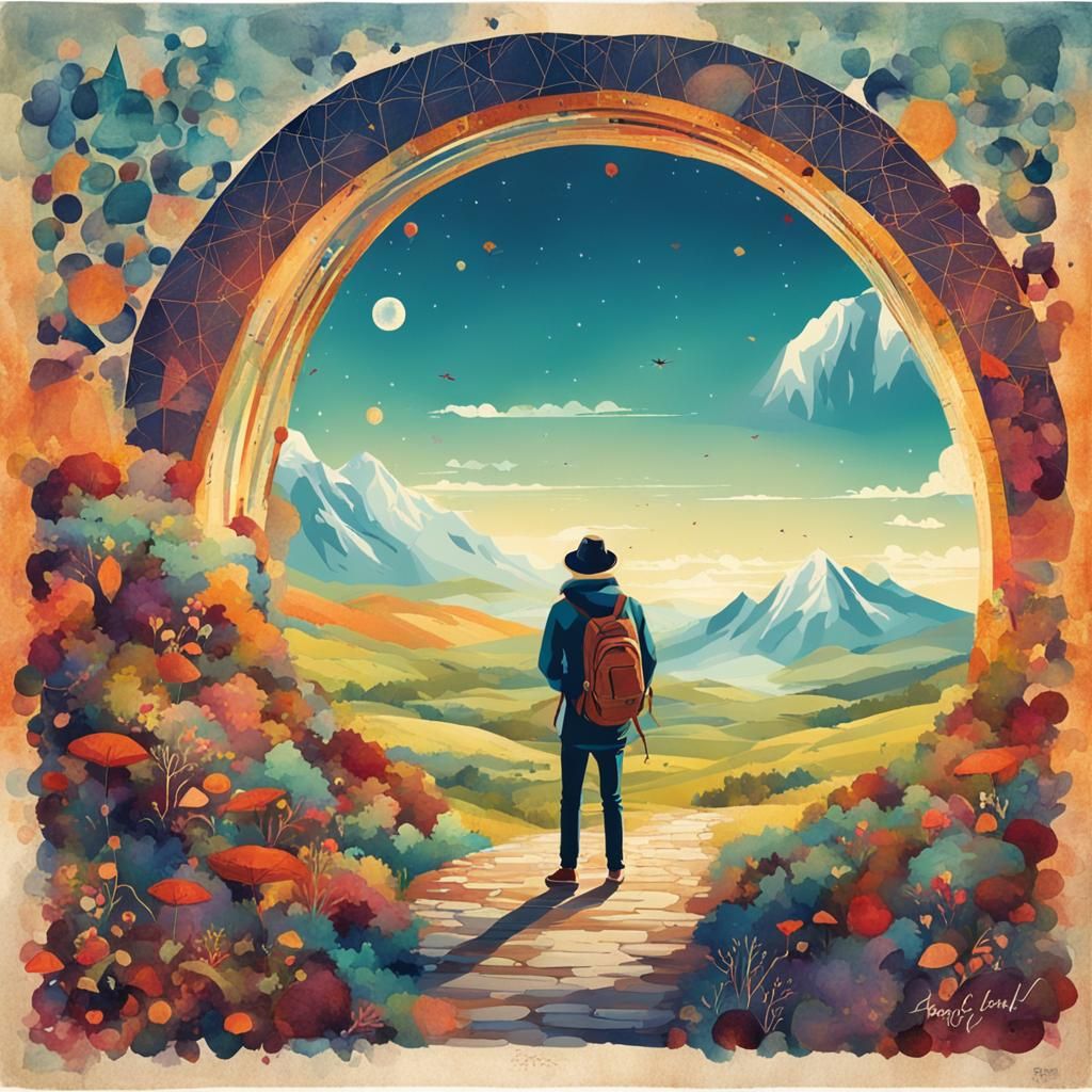 The journey to joy begins with loving the traveler - AI Generated ...