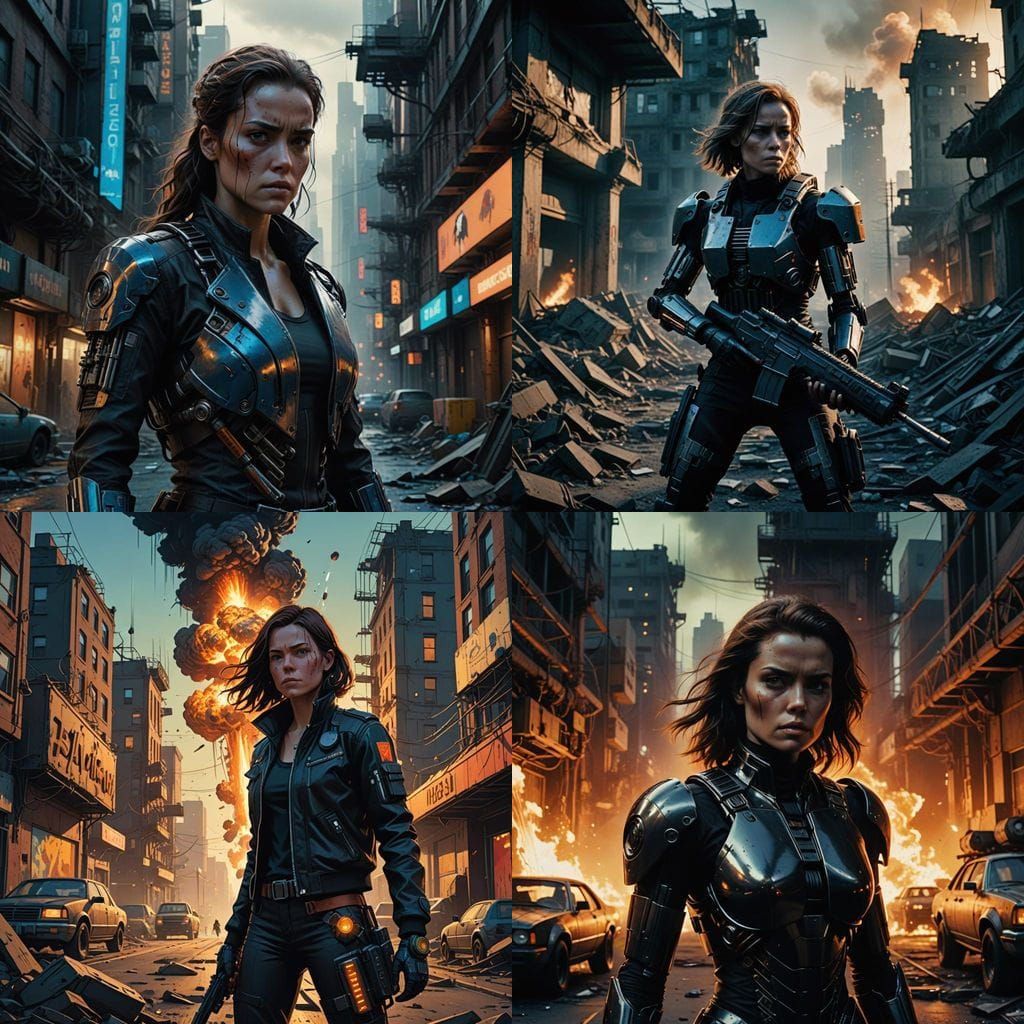 Terminator versione femminile - Female Terminator in Cinema...