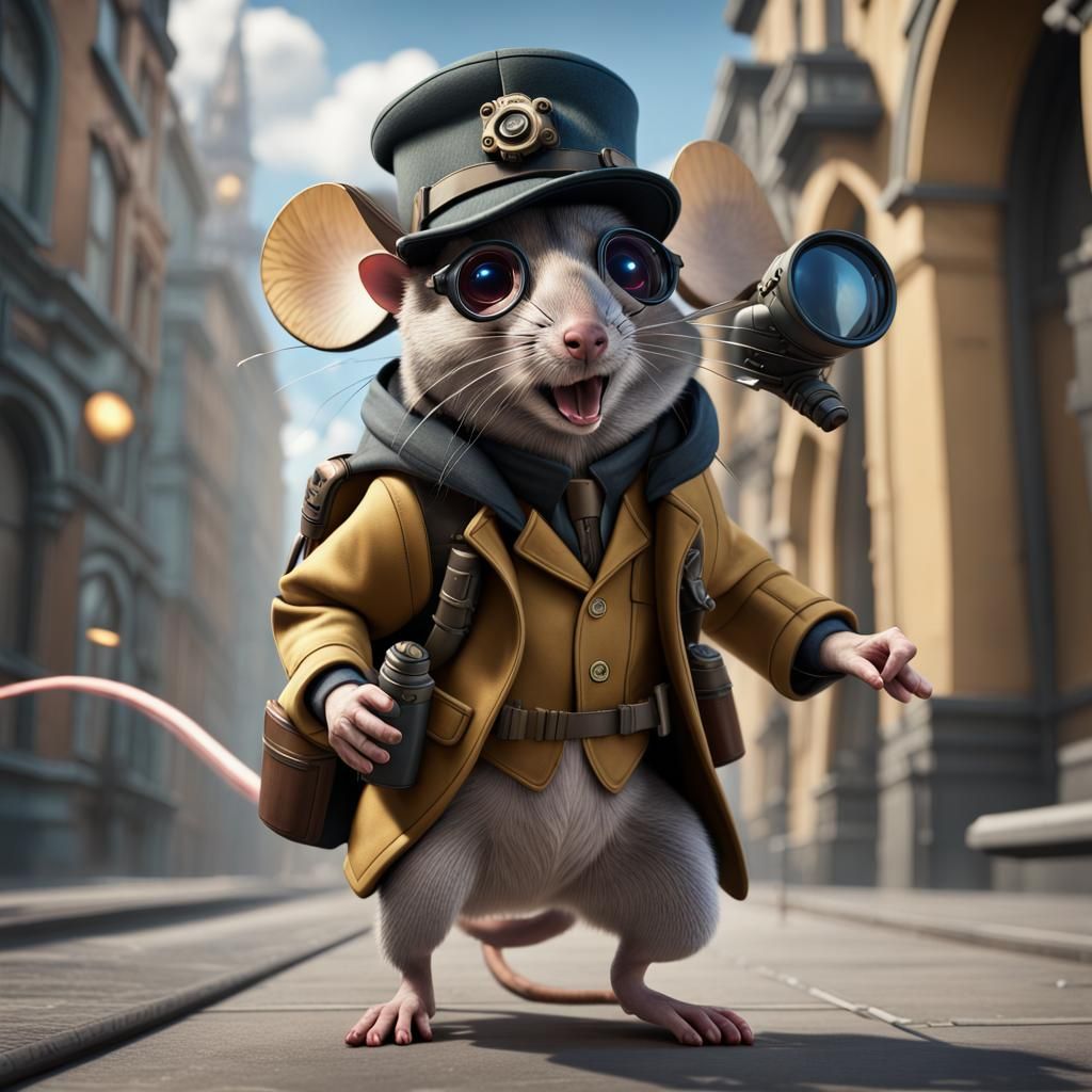 008 Mouse Man - AI Generated Artwork - NightCafe Creator