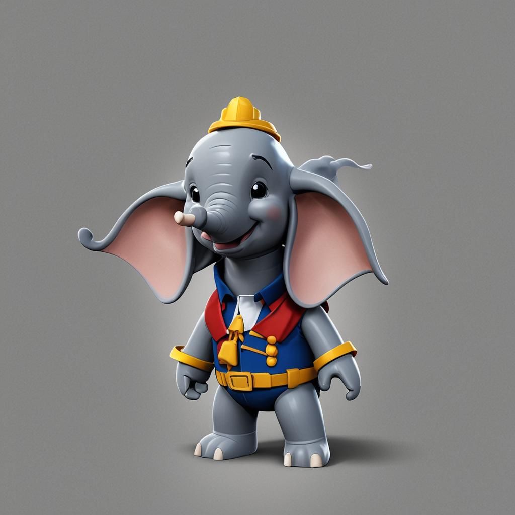 Dumbo, reimagined - AI Generated Artwork - NightCafe Creator