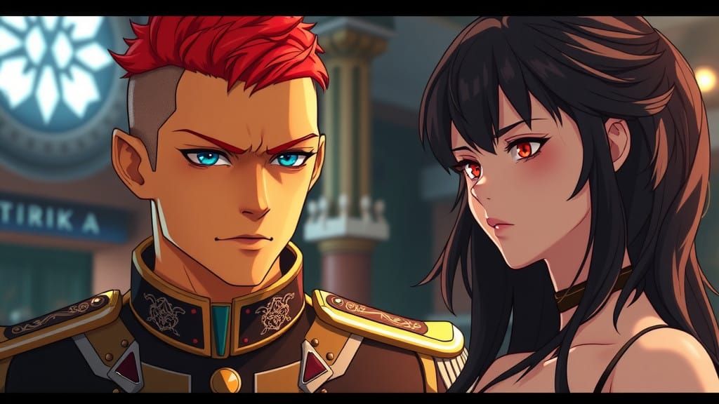 Cyberpunk Anime-Inspired Juggernaut in Formal Mili... - AI Art