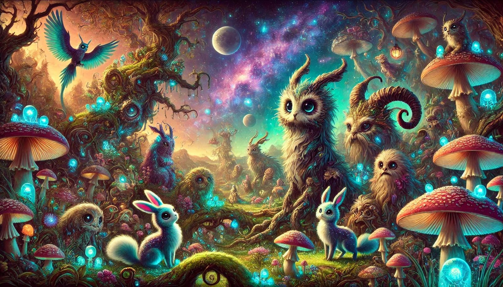 Enchanted Creatures of the Twilight Realm - AI Generated Artwork ...