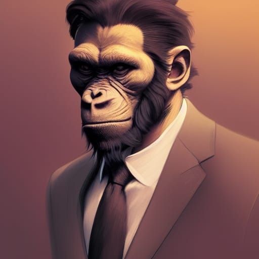 Monkey business - AI Generated Artwork - NightCafe Creator