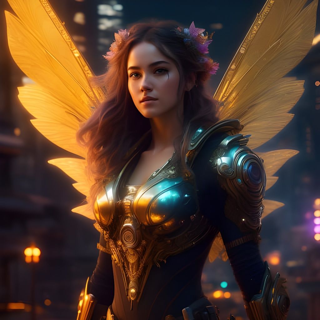 Future fairy - AI Generated Artwork - NightCafe Creator