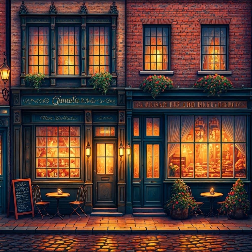 Storefront Flemish Style, Victorian Era