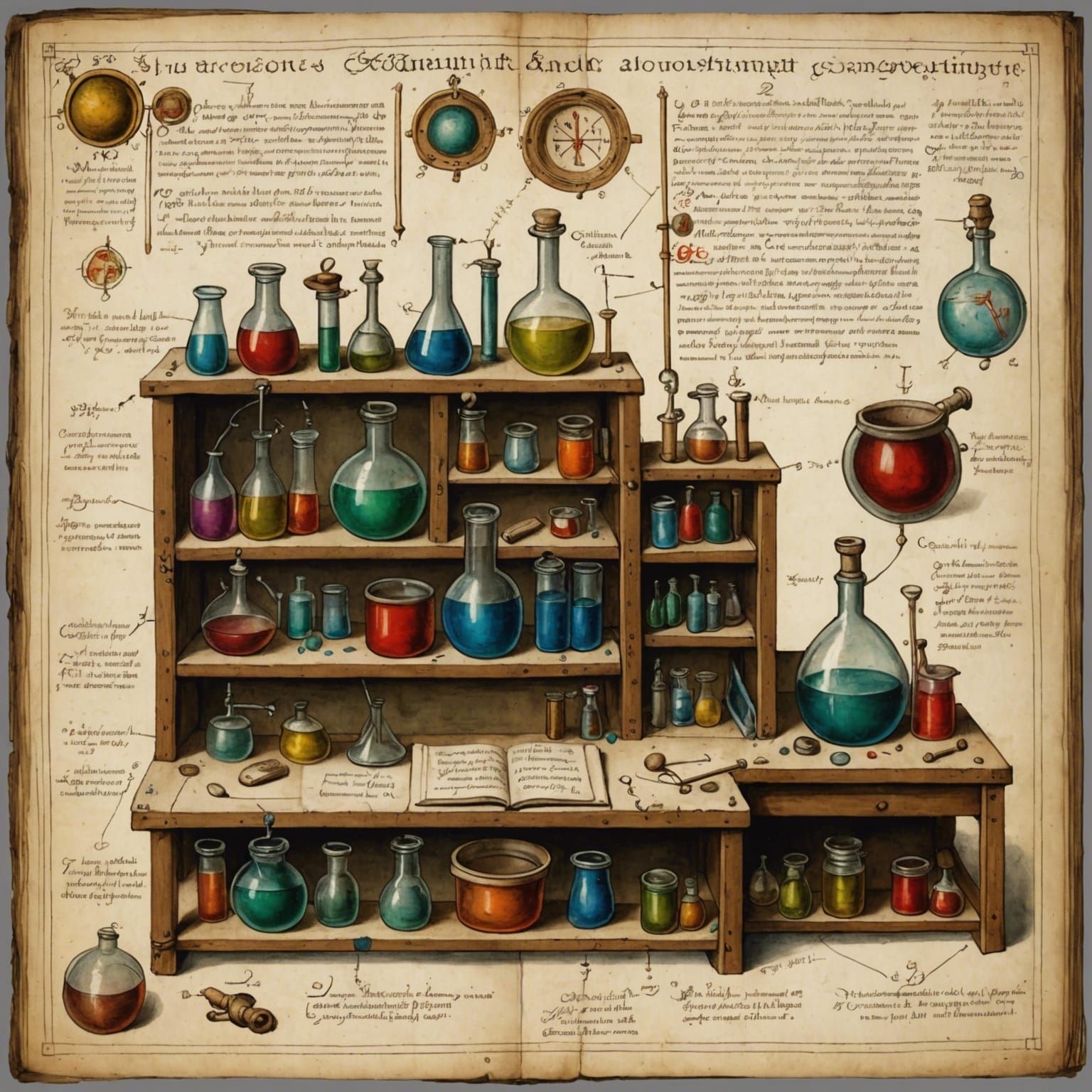 An introduction to common alchemical compounds - AI Generated Artwork ...