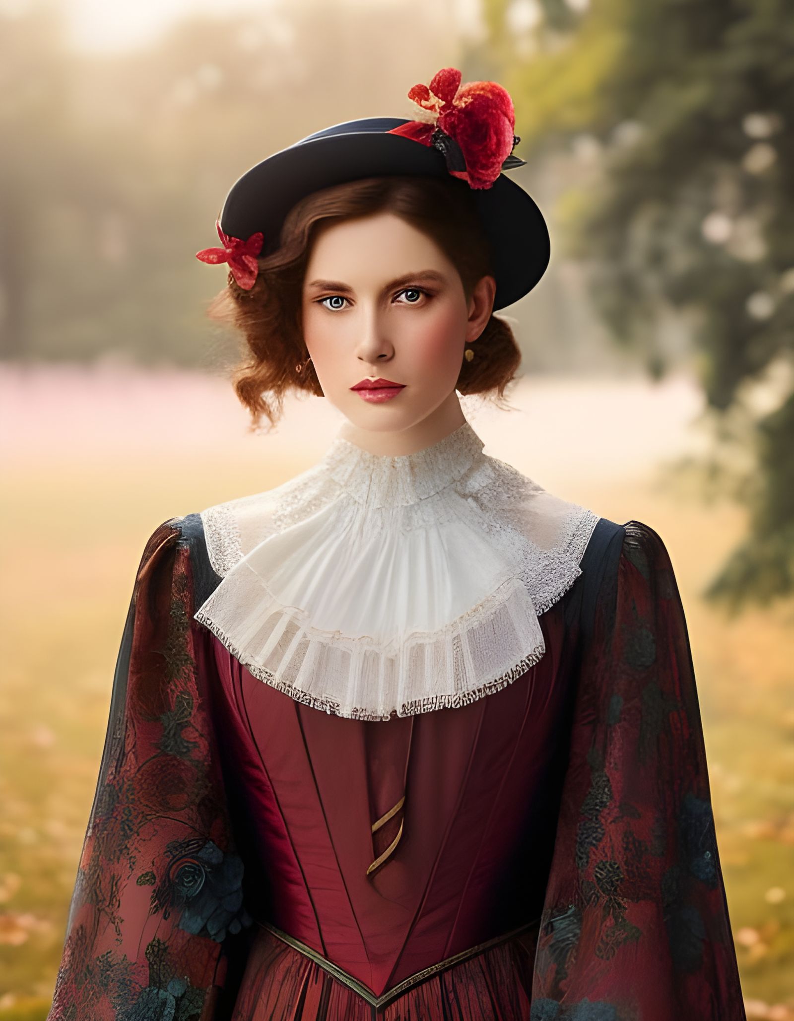 Victorian Beauty 2556 - AI Generated Artwork - NightCafe Creator