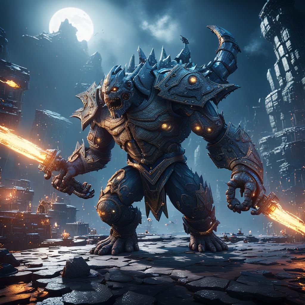 the final levels boss - AI Generated Artwork - NightCafe Creator