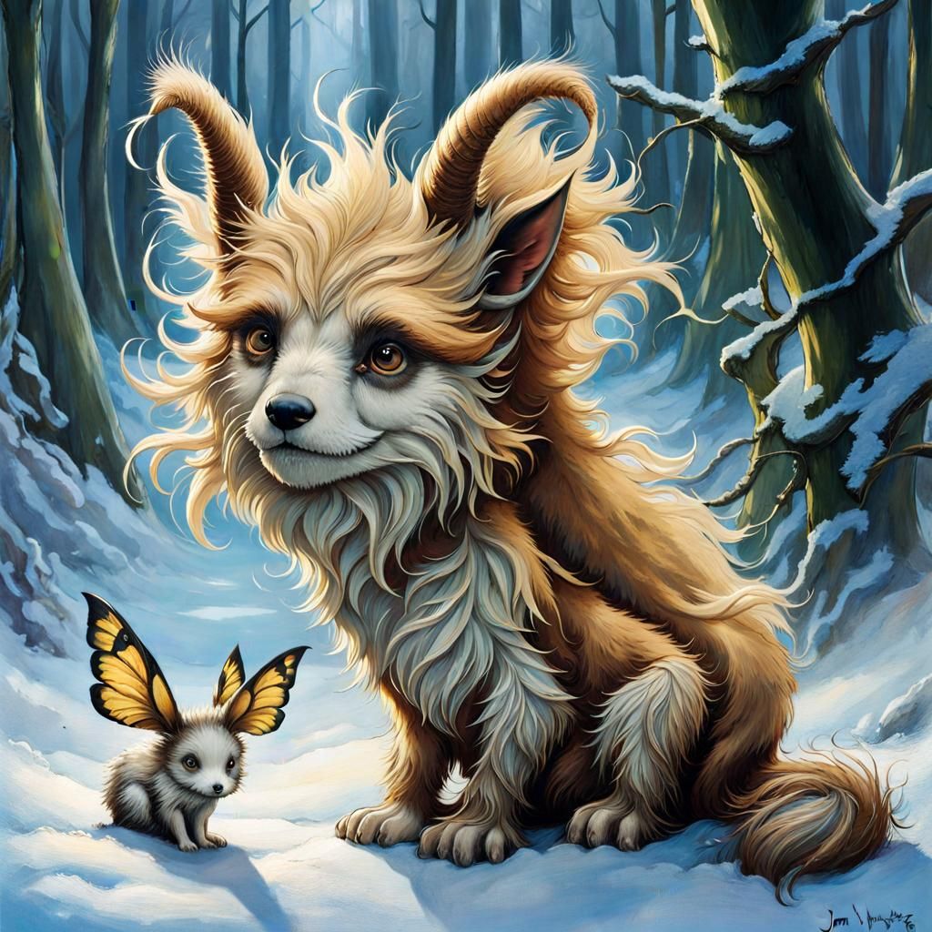 Magical Fae Creature - AI Generated Artwork - NightCafe Creator