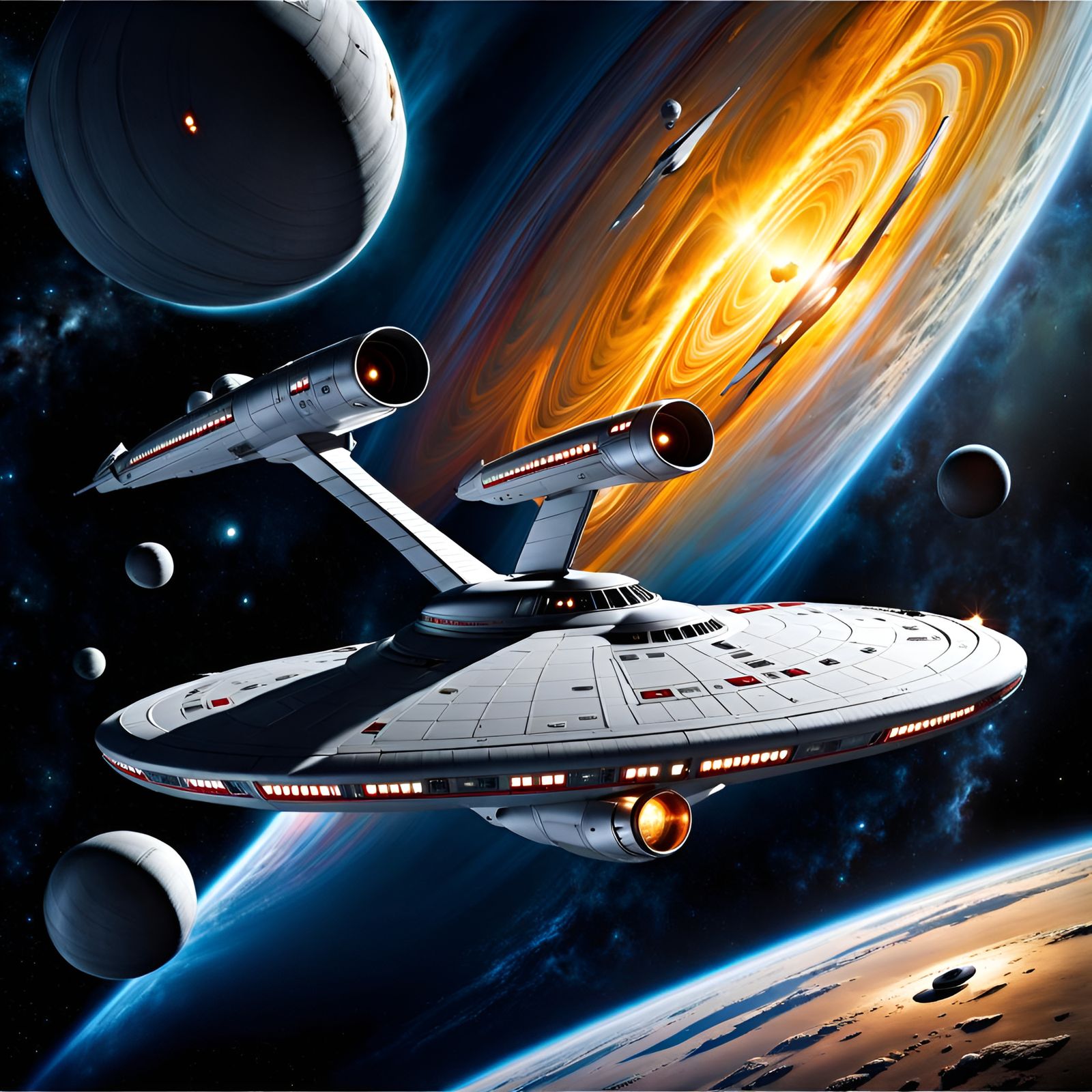 To bodly go... - AI Generated Artwork - NightCafe Creator