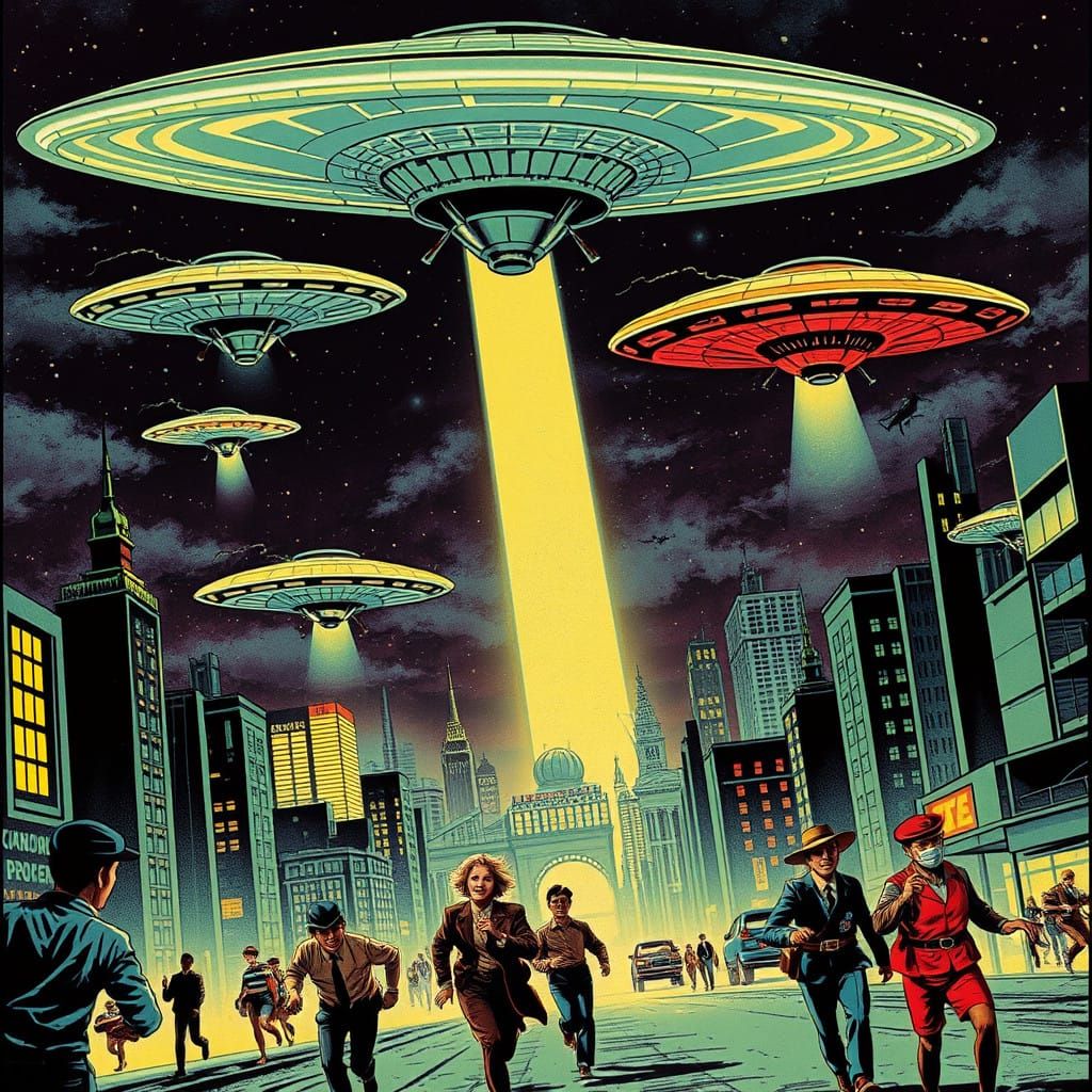 Retro-Futuristic Apocalypse in Classic Comic Book ... - AI Art