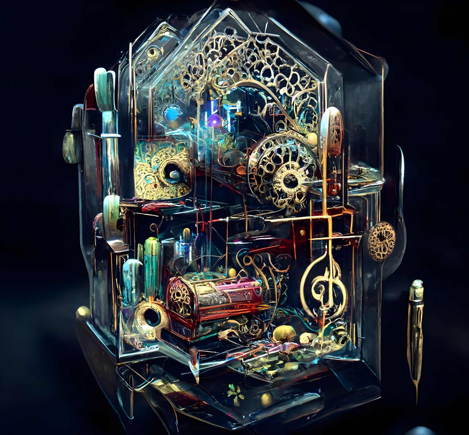 #ModifierMonday A Mysterious Music Box : r/nightcafe