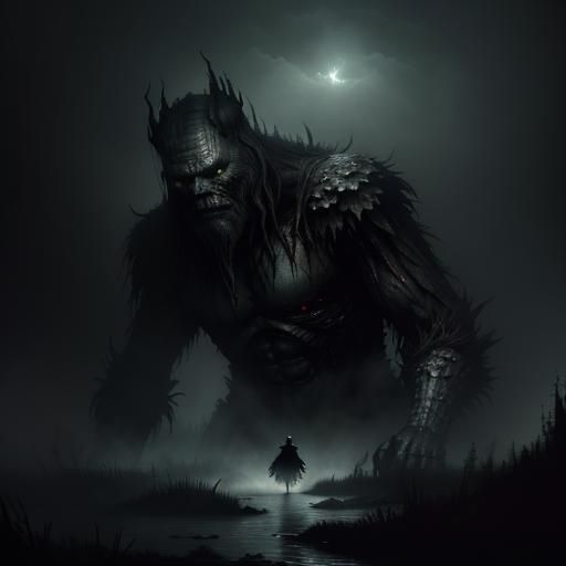 The Bog Giant - AI Generated Artwork - NightCafe Creator