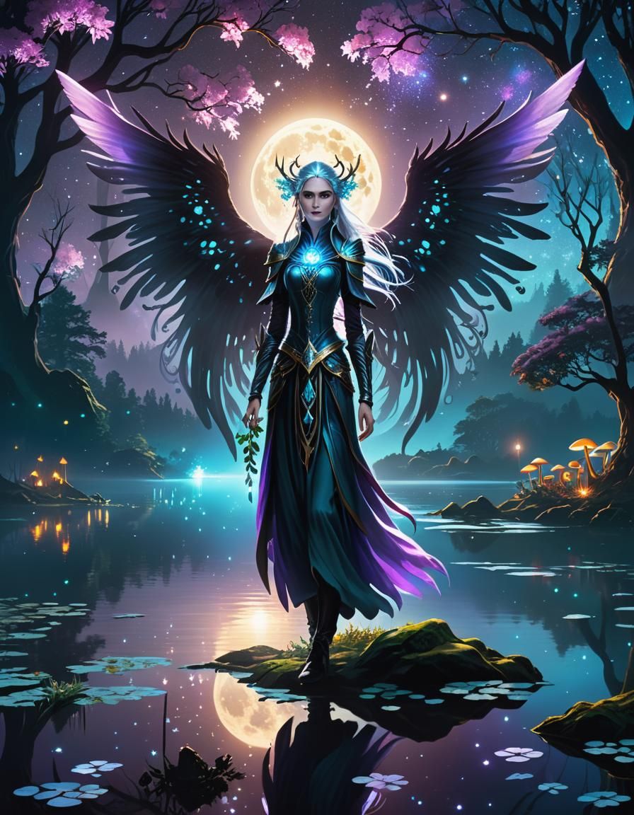 Elven Witcher Princess - AI Generated Artwork - NightCafe Creator